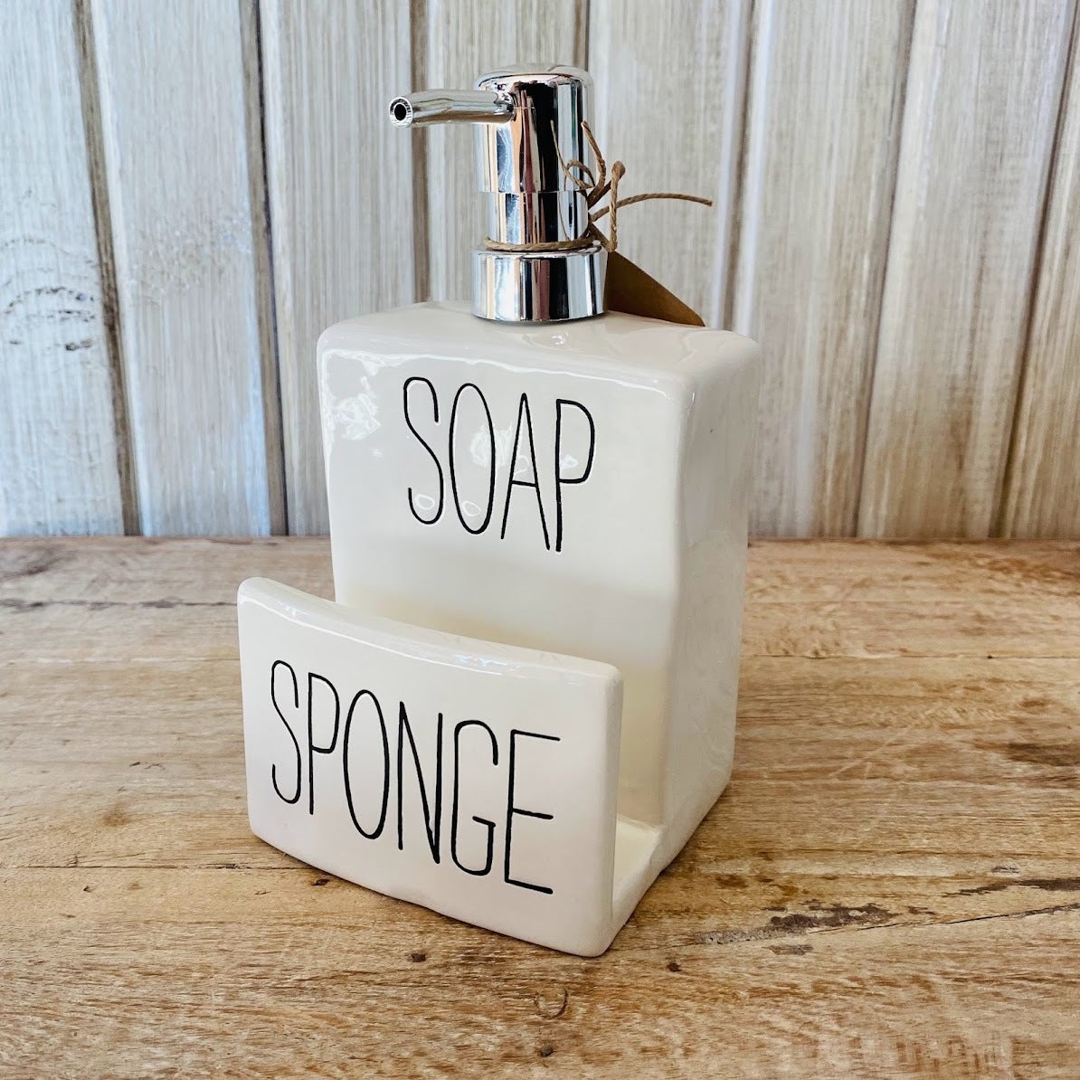 Soap Pump & Sponge Holder | Vintage Whimsy