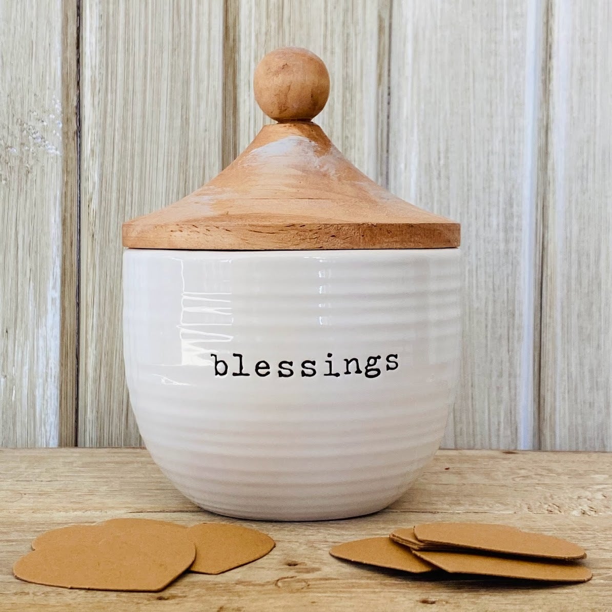Mud Pie Blessings Jar | Vintage Whimsy