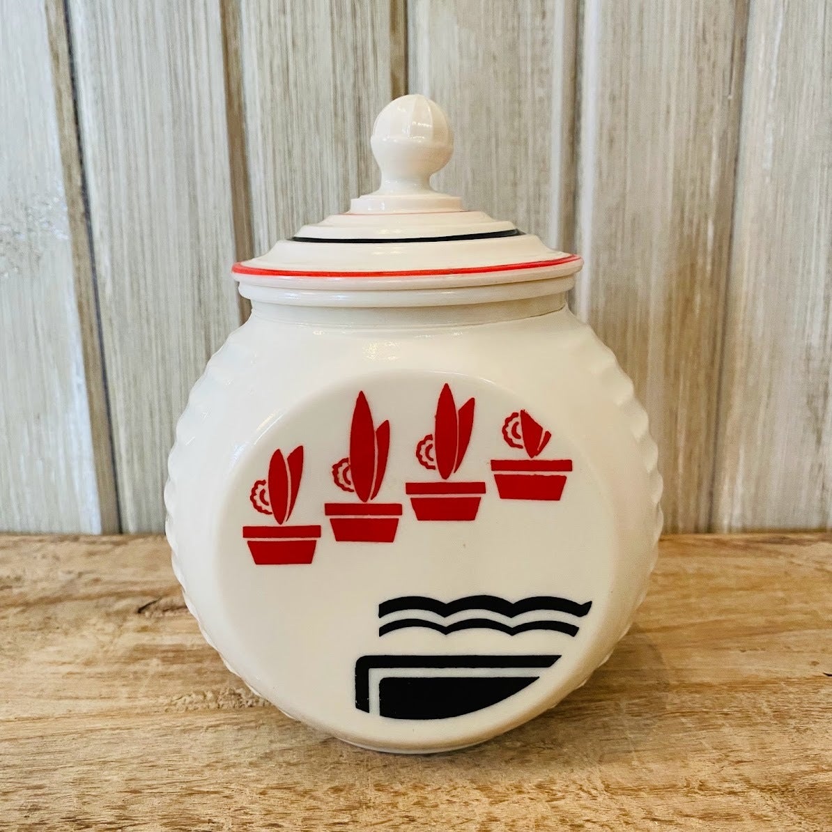 Fire King Grease Jar | Vintage Whimsy