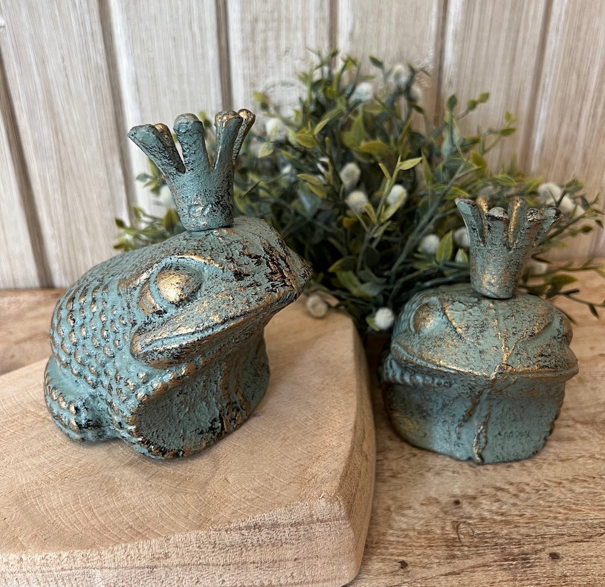 Frog Iron Statue | Vintage Whimsy