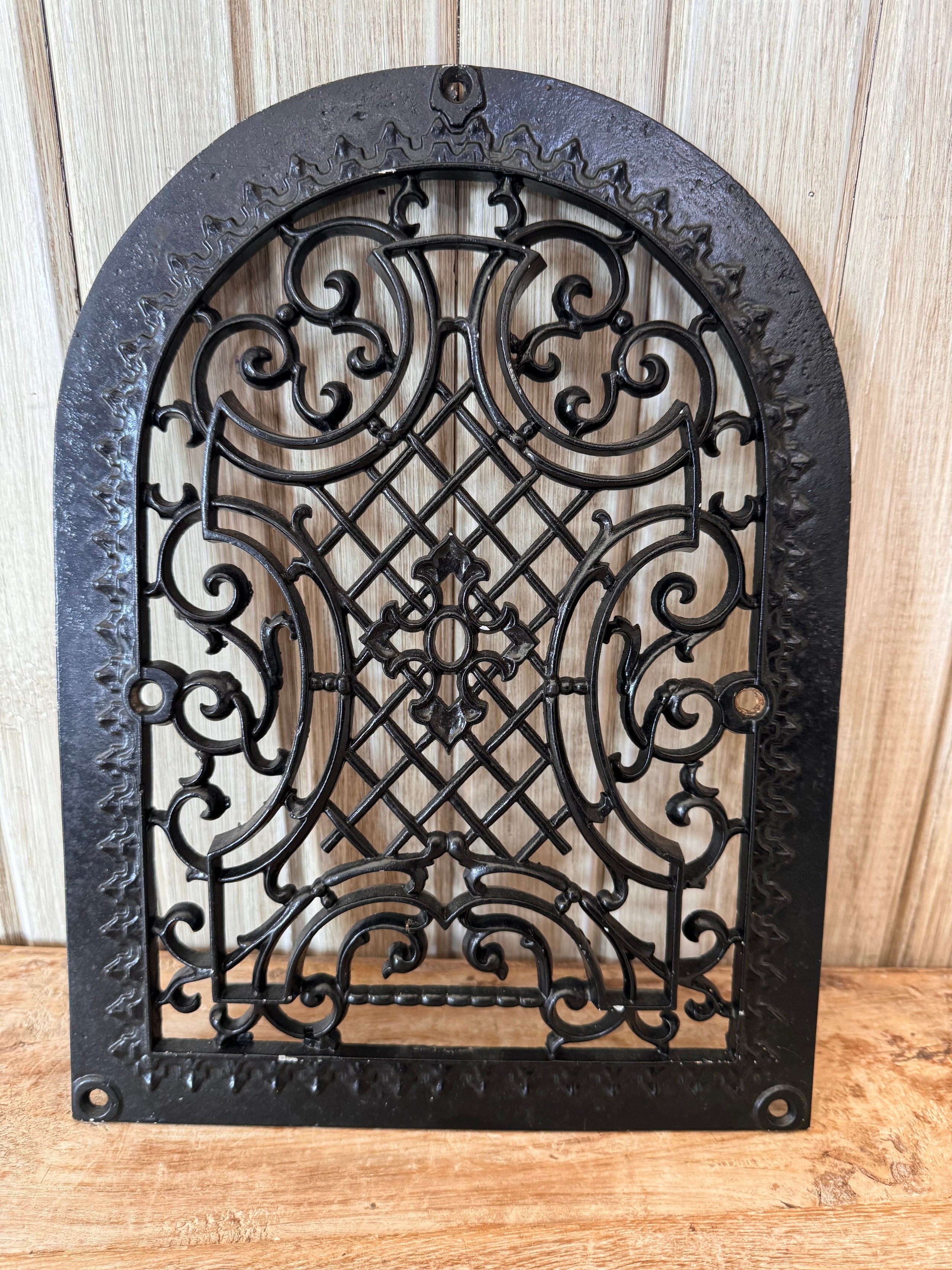 Antique Arch Top Register Cover | Vintage Whimsy